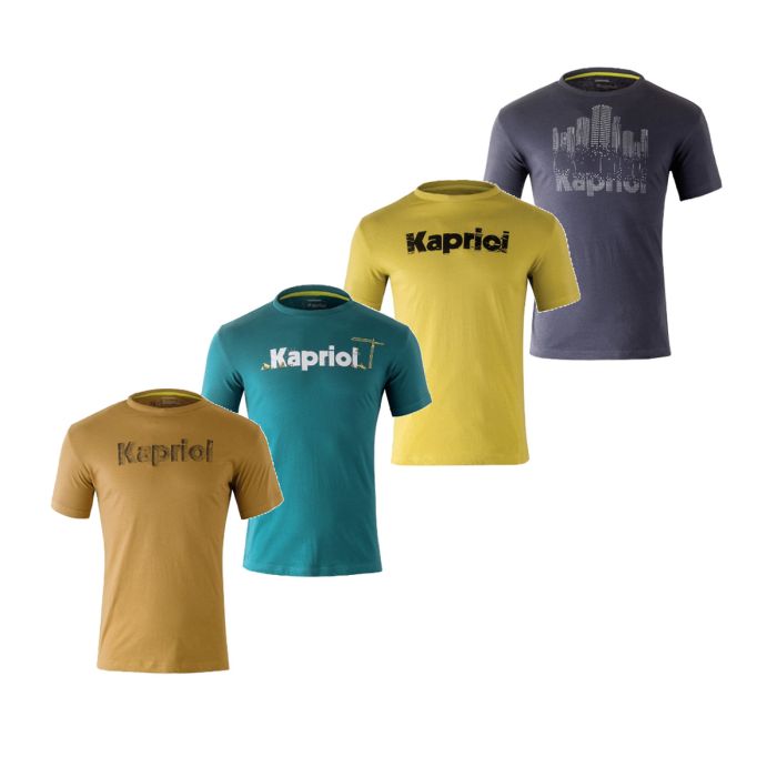 T-shirt da lavoro Kapriol Enjoy manica corta a soli